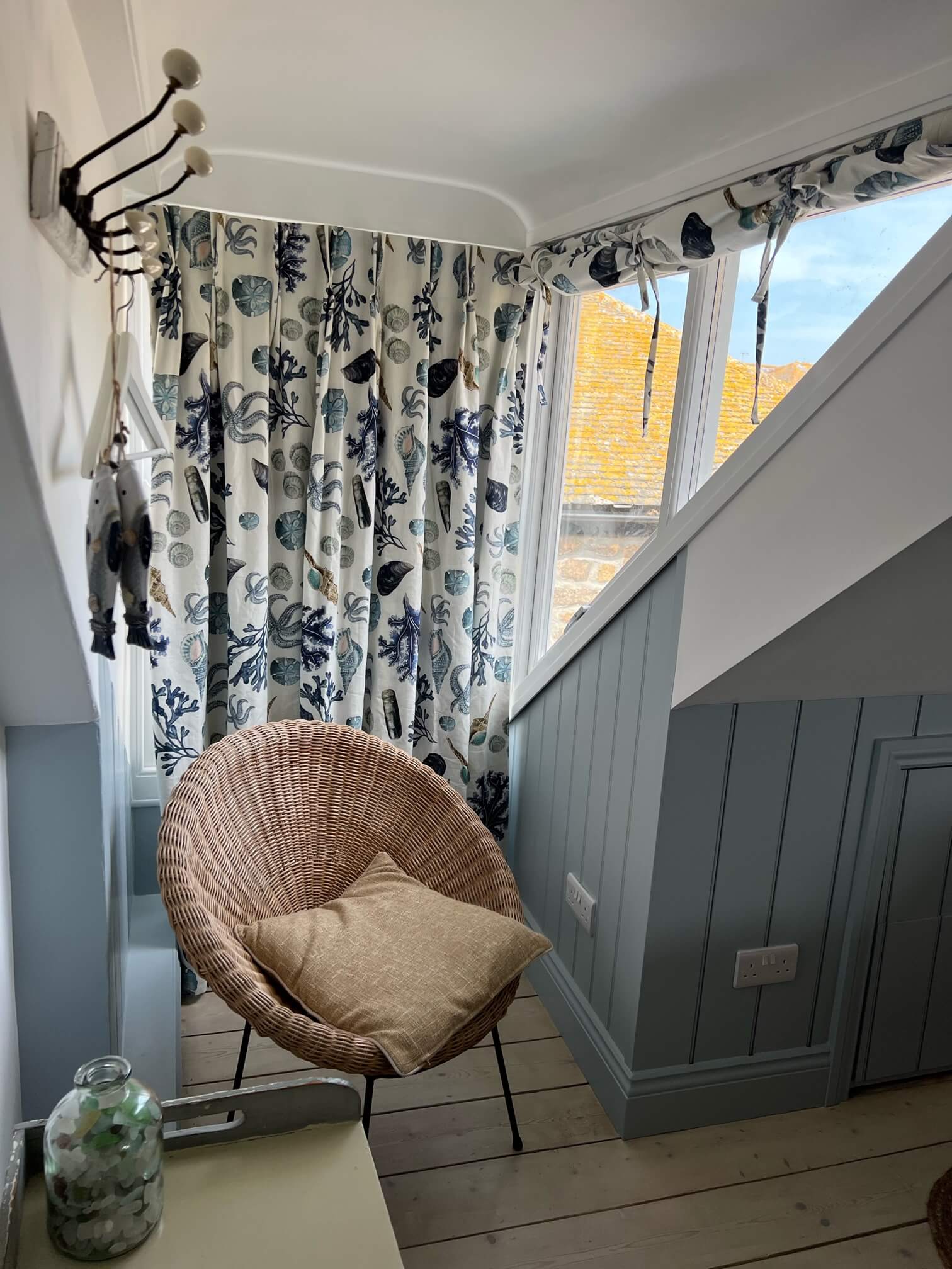 Coastal Curtains & Soft Furnishings Designer Fabrics | Cream Cornwall